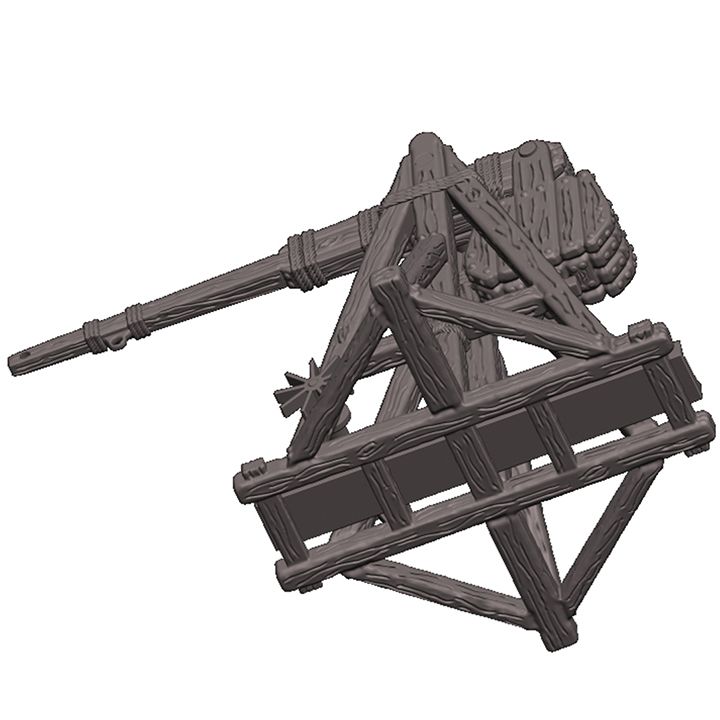 3D Printable Siege machine Trebuchet by ARTMARKEVYCH