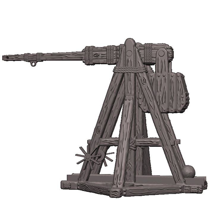 3D Printable Siege machine Trebuchet by ARTMARKEVYCH