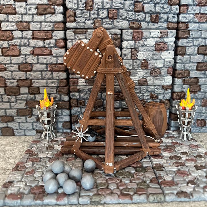 3D Printable Siege machine Trebuchet by ARTMARKEVYCH
