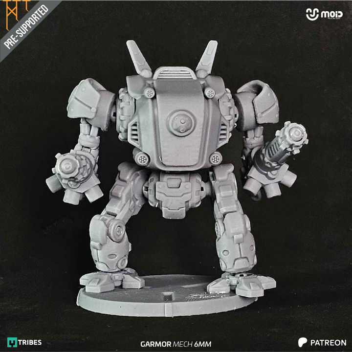 3D Printable Garmor Mech 6mm by Moid