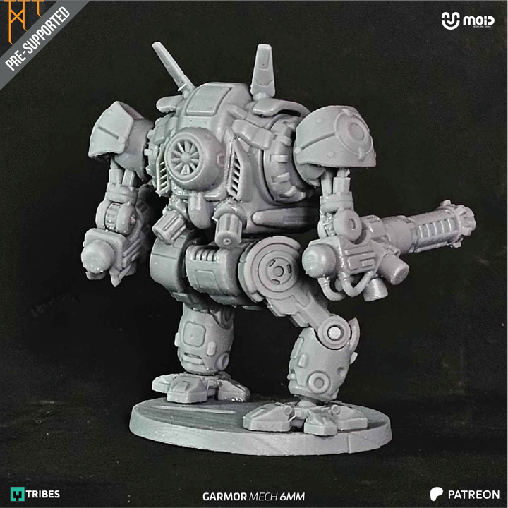 3D Printable Garmor Mech 6mm by Moid