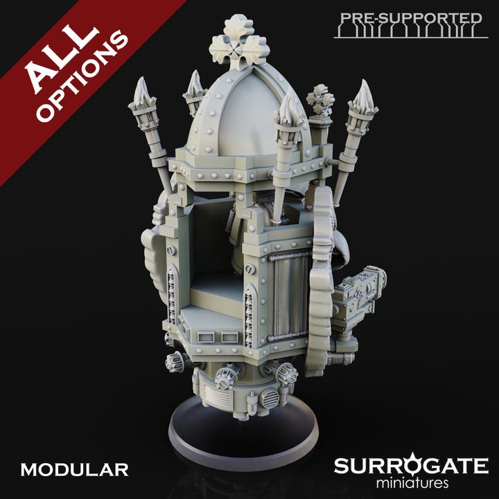 3D Printable Daughters of Dawn Pulpit of Faith, Surrogate Miniatures ...