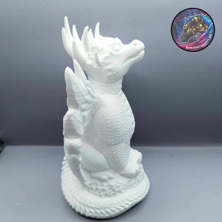 3D Printable Dragon Tree Topper Angel 2024 by Kirsten M