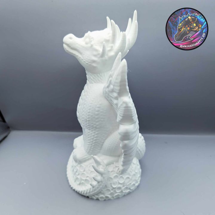 3D Printable Dragon Tree Topper Angel 2024 by Kirsten M
