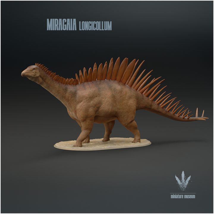 3D Printable Miragaia longicollum : The Long Necked Stegosaurid by ...