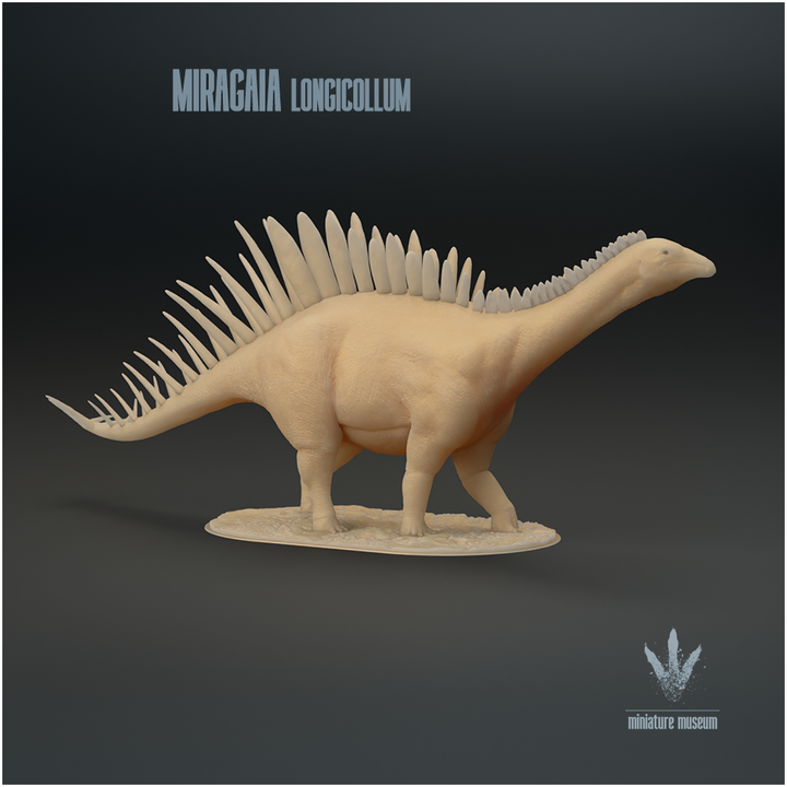 3D Printable Miragaia longicollum : The Long Necked Stegosaurid by ...