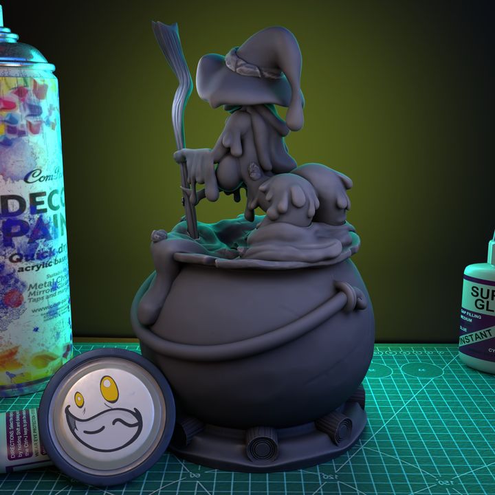 3D Printable Slime Witch by Anexeo's Minis Forge