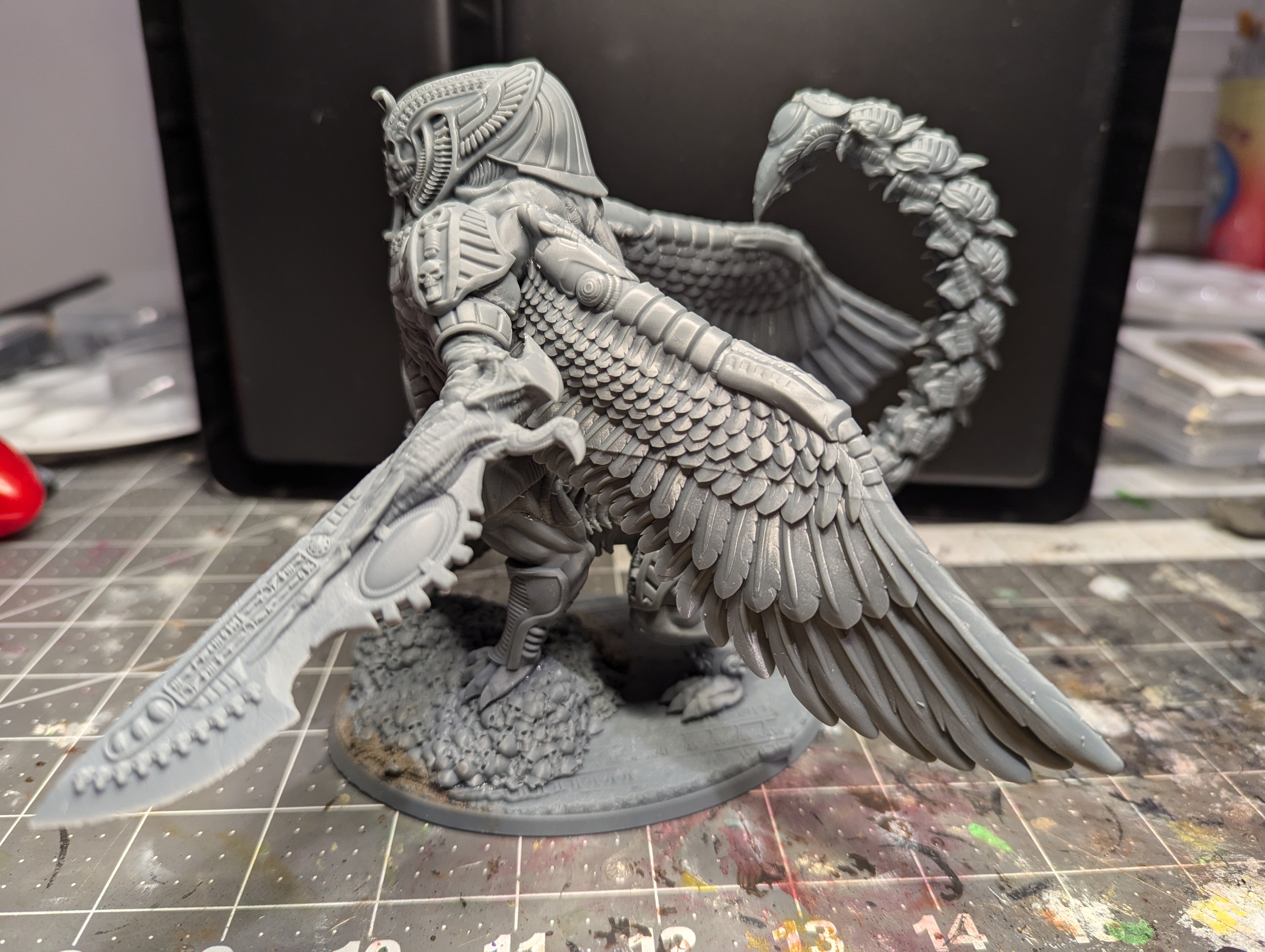 3D Printable Aegyptian Battle Sphinx by Atlan Forge