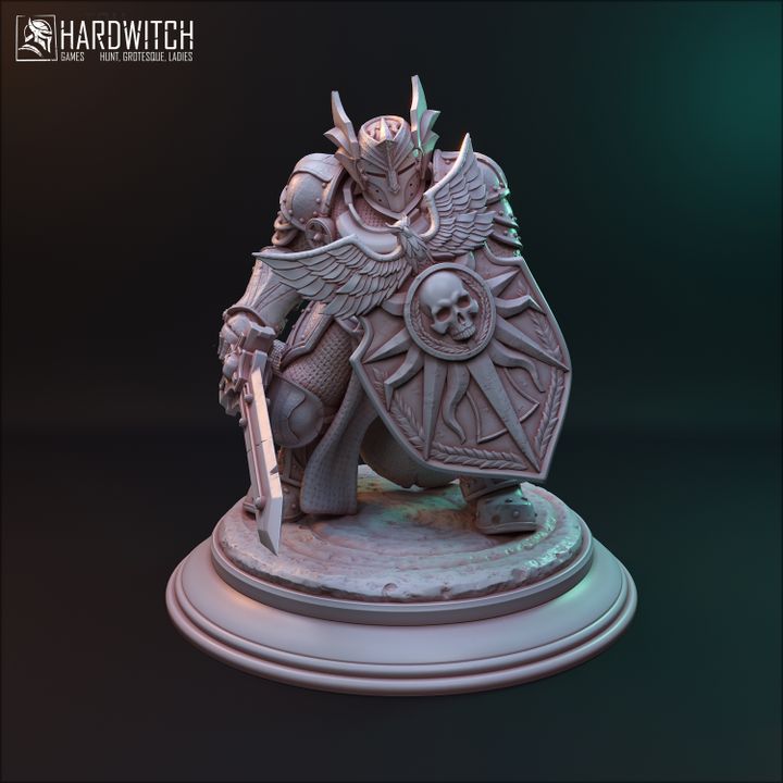 3D Printable "The Core of Silence" Knight set by HardWitch-Games