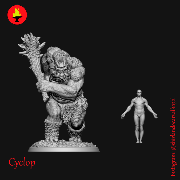 3D Printable Cyclops by Evil Forge Studio
