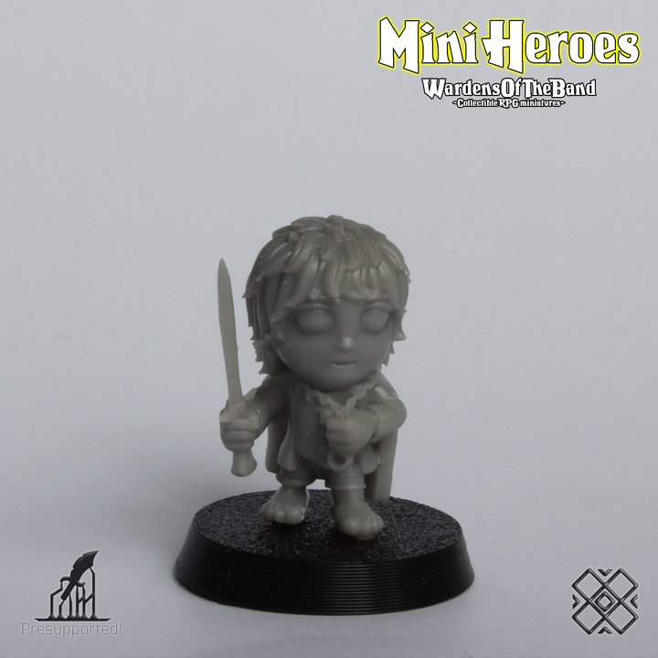 3D Printable Mini Heroes - Wilvryn the Hero by Apply Scale