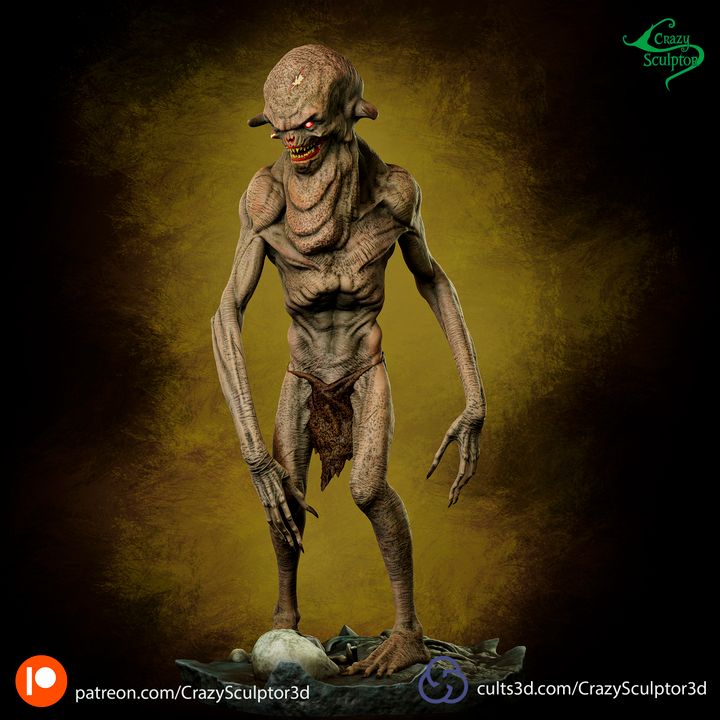 3D Printable the Witcher Nekker by Denis