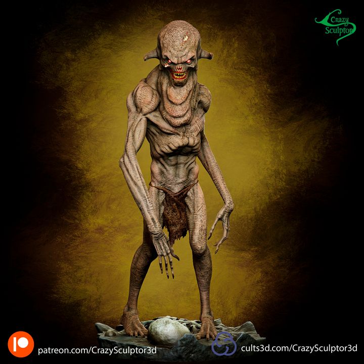 3D Printable the Witcher Nekker by Denis