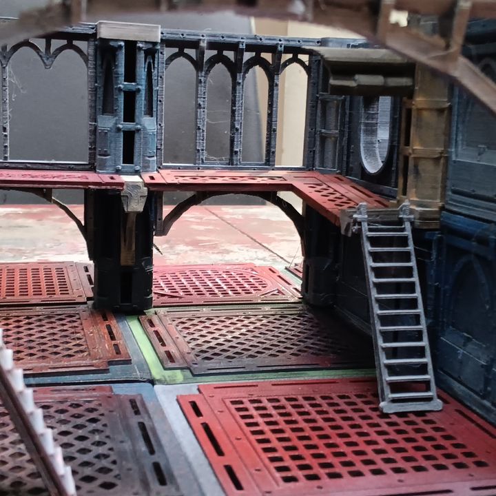 3D Printable boarding actions - hive city 1.0 terrain - Huge multi ...