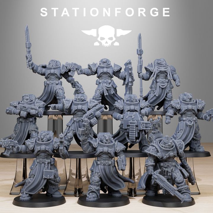 3D Printable Socratis Militants by Station Forge