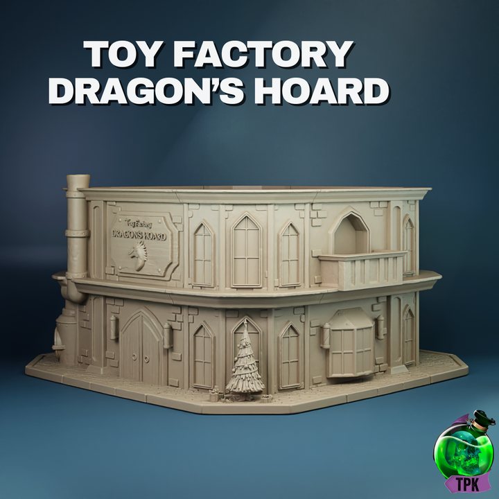 3D Printable Dragon's Hoard - Toy Factory by TPK Lab