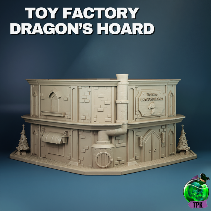 3D Printable Dragon's Hoard - Toy Factory by TPK Lab