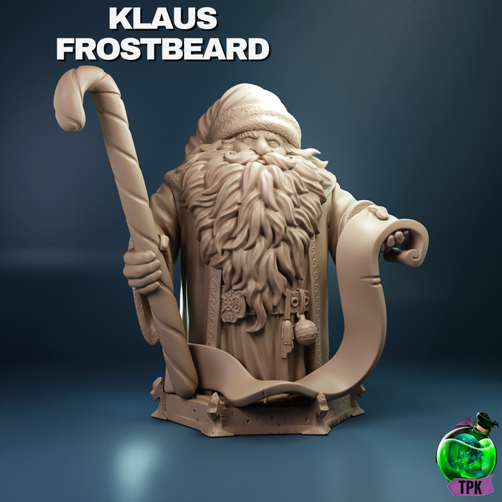 3D Printable Klaus Frostbeard by TPK Lab
