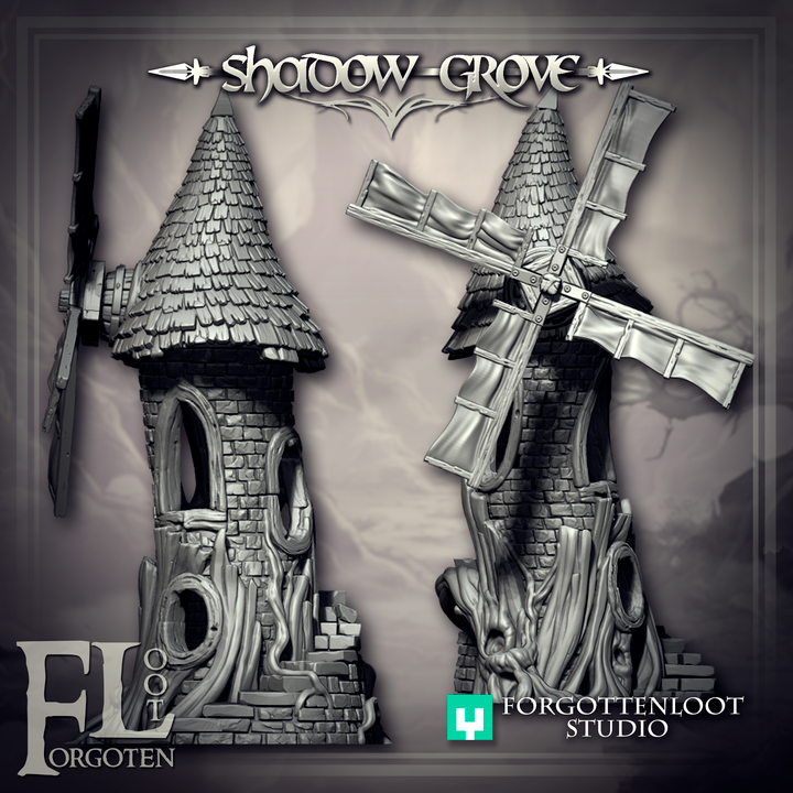 3D Printable SHADOW GROVE COMERCIAL LICENSE by forgottenlootstudio