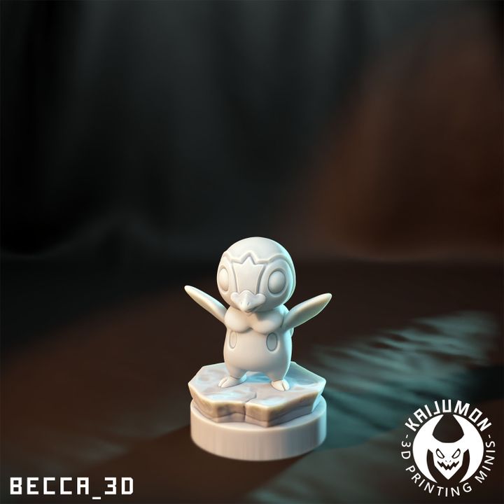 3D Printable Kaijumon Steel Penguin by Kaijumon