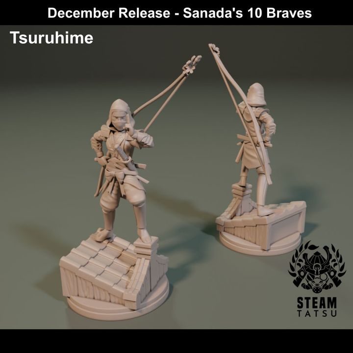 3D Printable Tsuruhime by Steam Tatsu