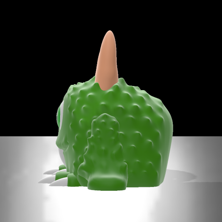 3D Printable Spiky cartoon monster by Aaron Shoaf