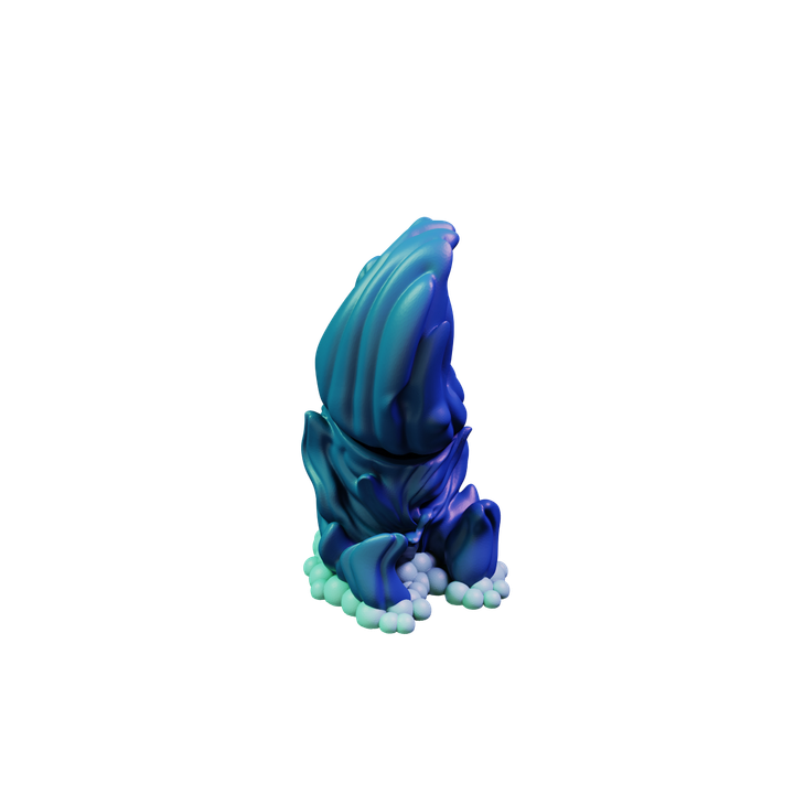 3D Printable Water Elemental Fidget by Crosslances