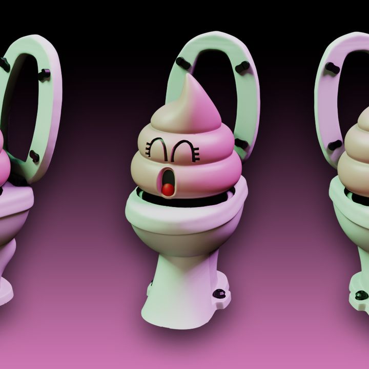 3D Printable Poop Fidget by Crosslances