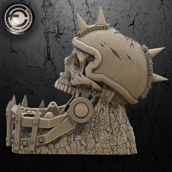 3D Printable SKULL DICE TOWER by Fran Cantos Designs