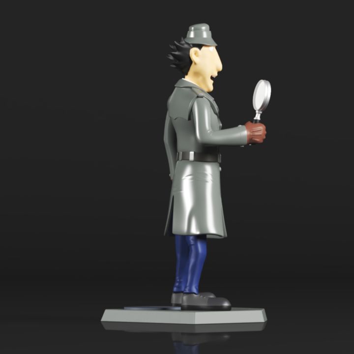 3D Printable Inspector Gadget Collectible Figure Statue Tall Home Room ...