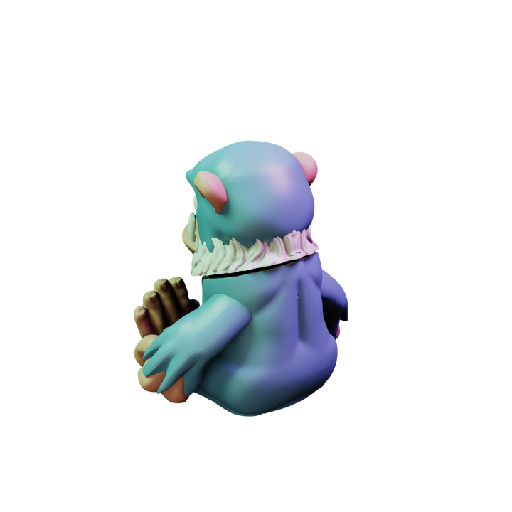 3D Printable Yeti fidget by Crosslances