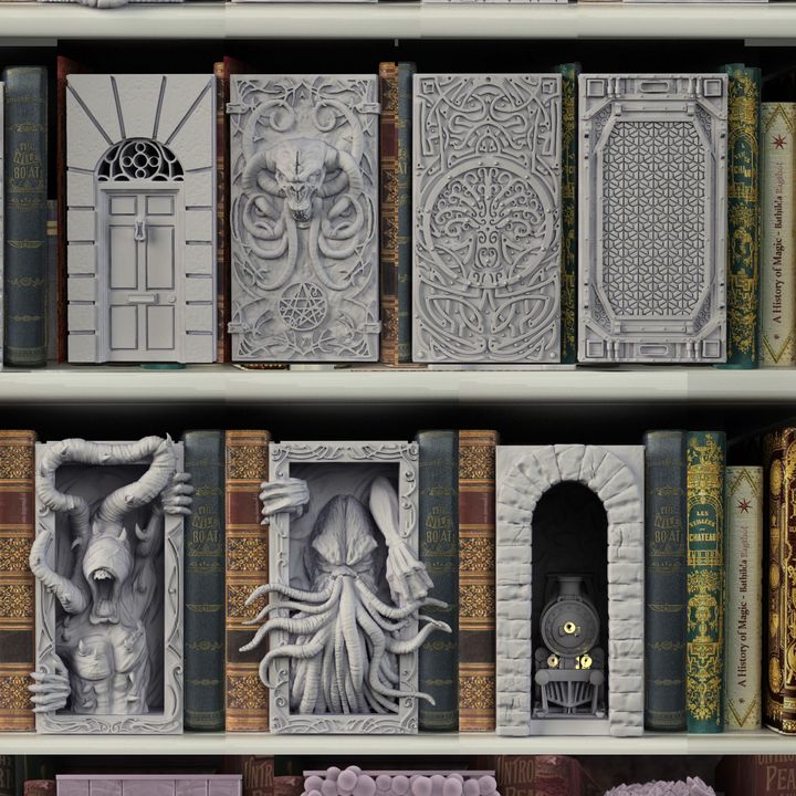3D Printable Scenic Library 1st edition Restored by Crosslances