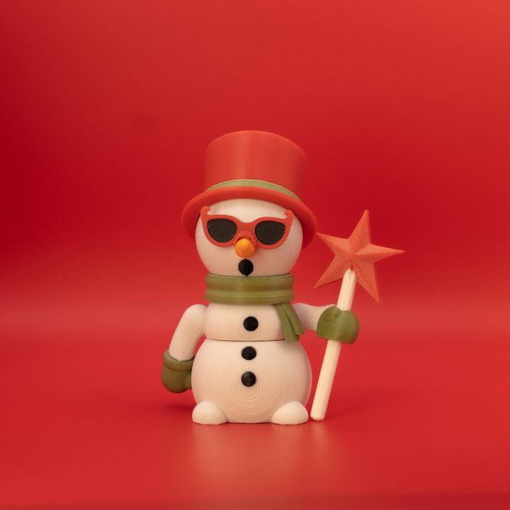 3D Printable Snowman by Atoy