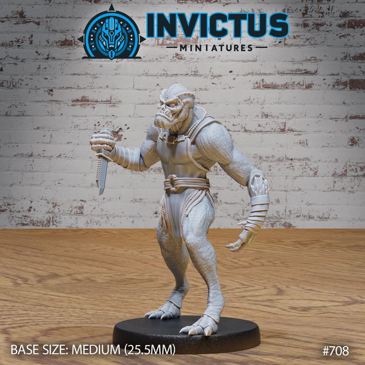 3D Printable Space Barbarian / War Ship Reptile Crew / Galactic Force ...