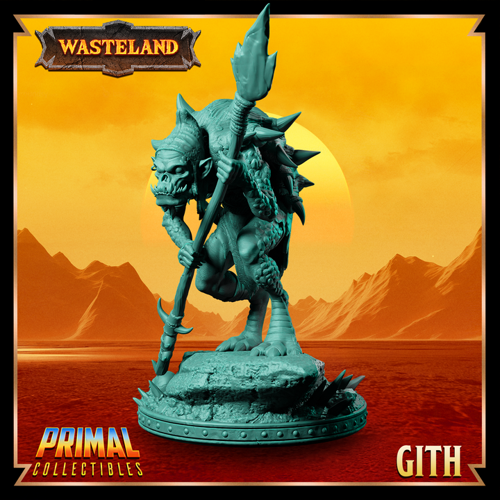 3D Printable Gith - December 2024 - Wasteland by PRIMAL Collectibles