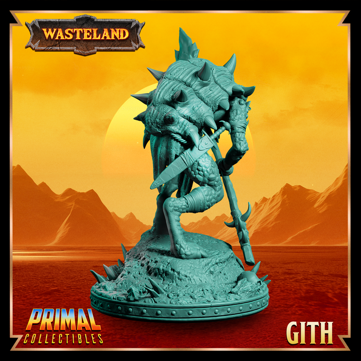3D Printable Gith - December 2024 - Wasteland by PRIMAL Collectibles