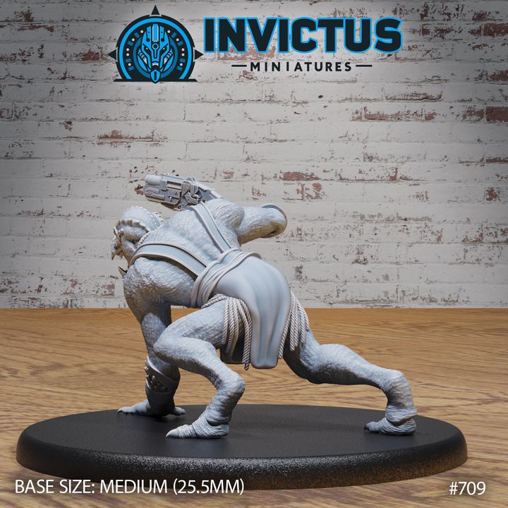 3D Printable Space Barbarian Set / War Ship Reptile Crew / Galactic ...