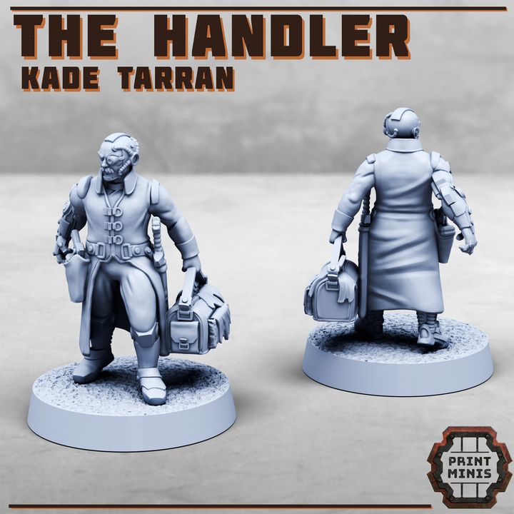 3D Printable The Handler - Kade Tarran by Print Minis