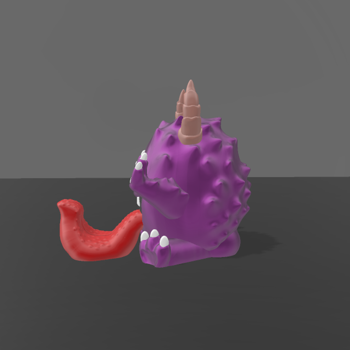 3D Printable Monster phone holder by Aaron Shoaf