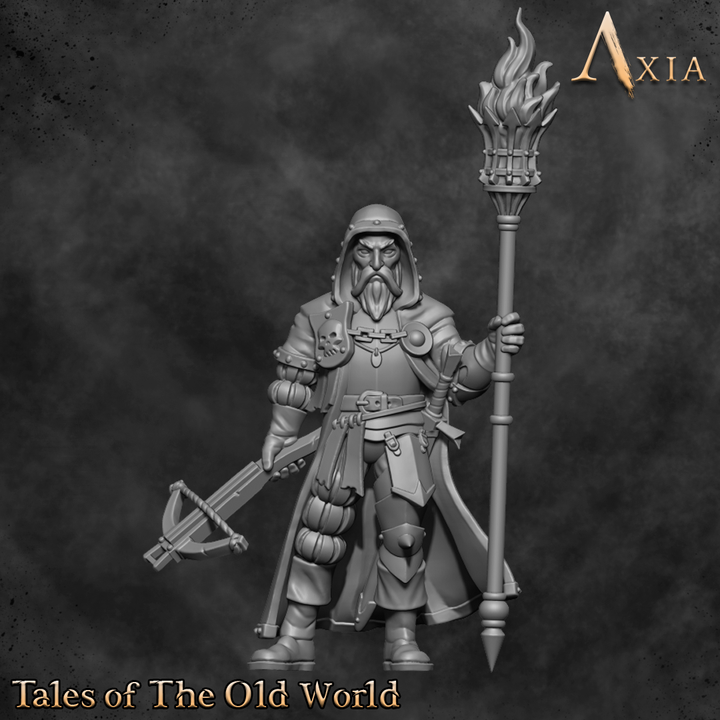 3D Printable NAX033 Black Guard Crossbow by Axia - Tales of the Old World