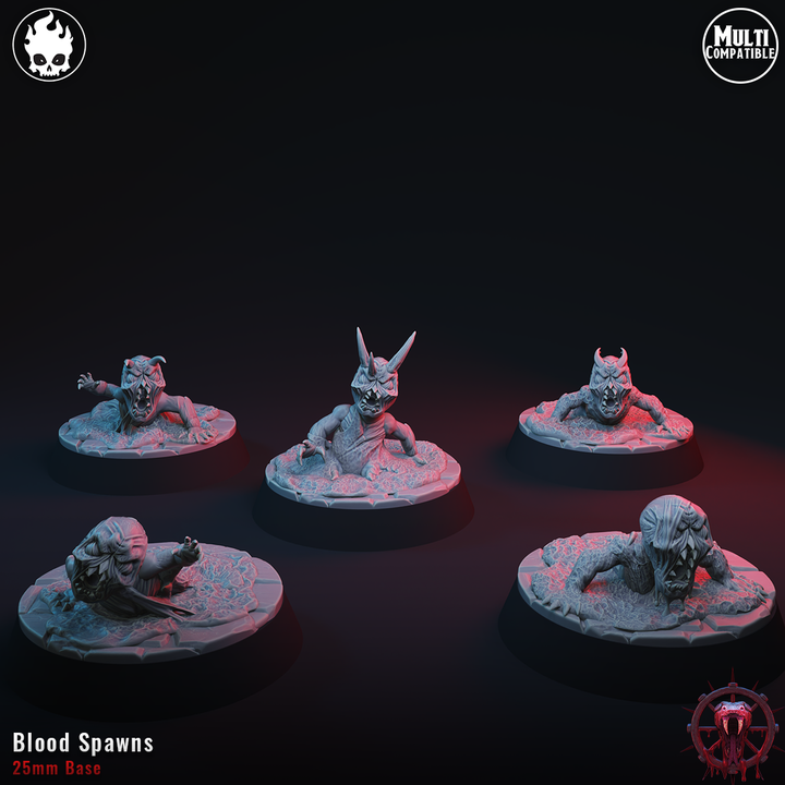 3D Printable Blood Spawn by Fleshcraft Studio