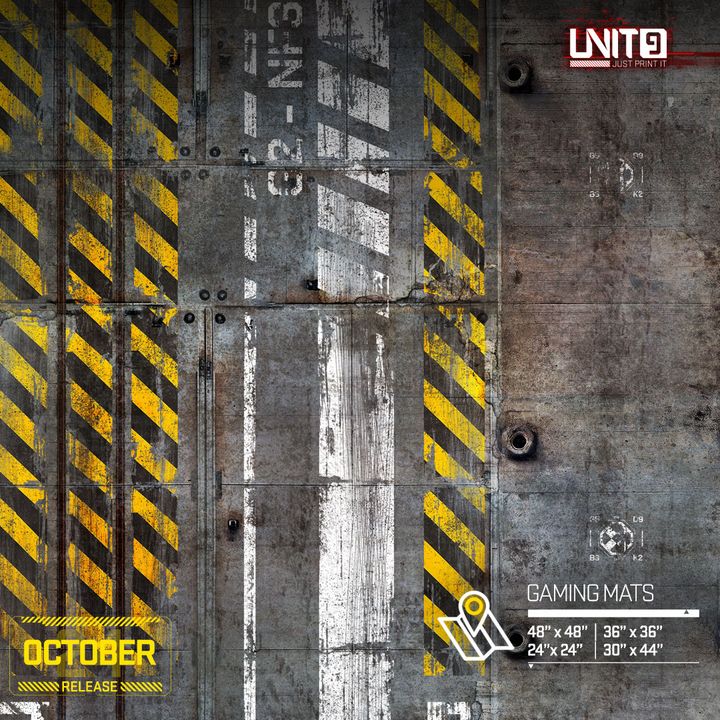 3D Printable Docks - multi-format gaming mat by UNIT9