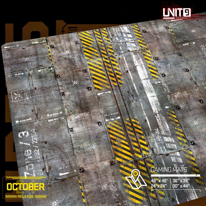 3D Printable Docks - multi-format gaming mat by UNIT9