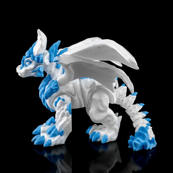 3D Printable Frosty Dragon by Stlflix