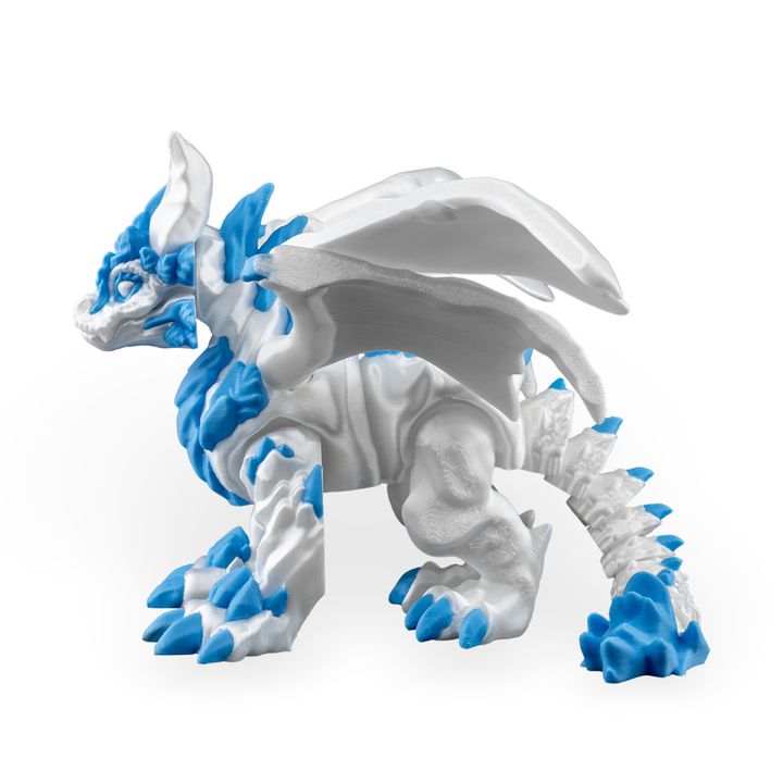 3D Printable Frosty Dragon by Stlflix