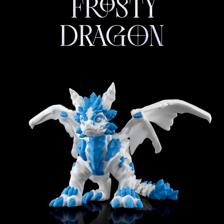 3D Printable Frosty Dragon by Stlflix