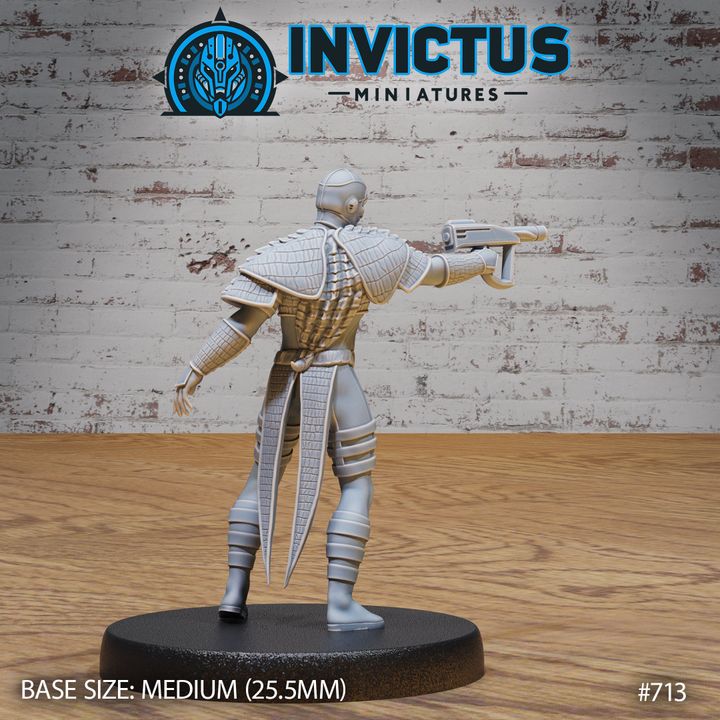 3D Printable Deep Space Villian Shooting / Alien Race / Star Team Crew ...