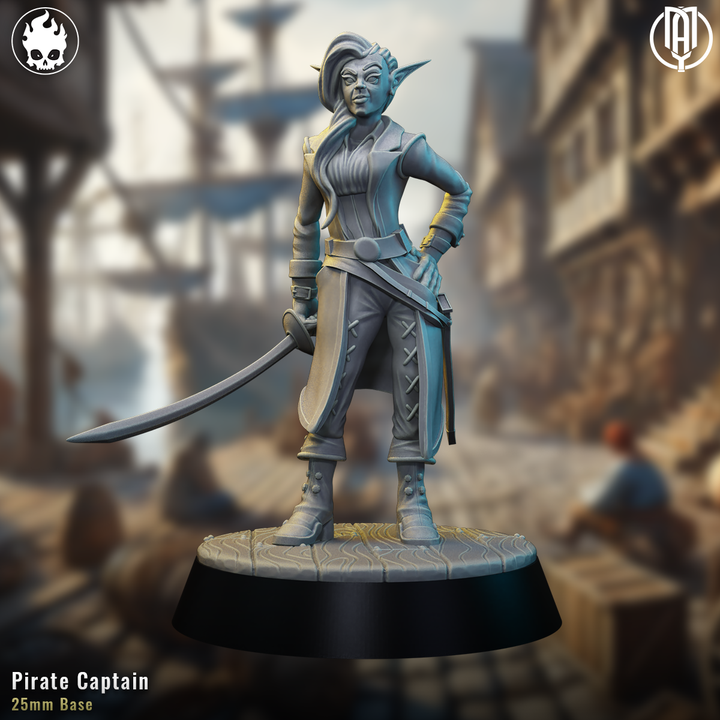 3D Printable Pirate Captain by NPC Forge