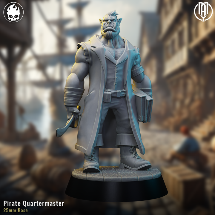 3D Printable Pirate Quartermaster by NPC Forge
