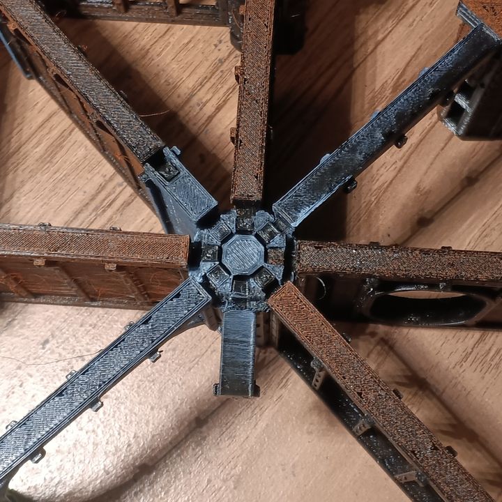 3D Printable boarding actions 8-Way pillar pack 01 by Crea'Tim Michiels